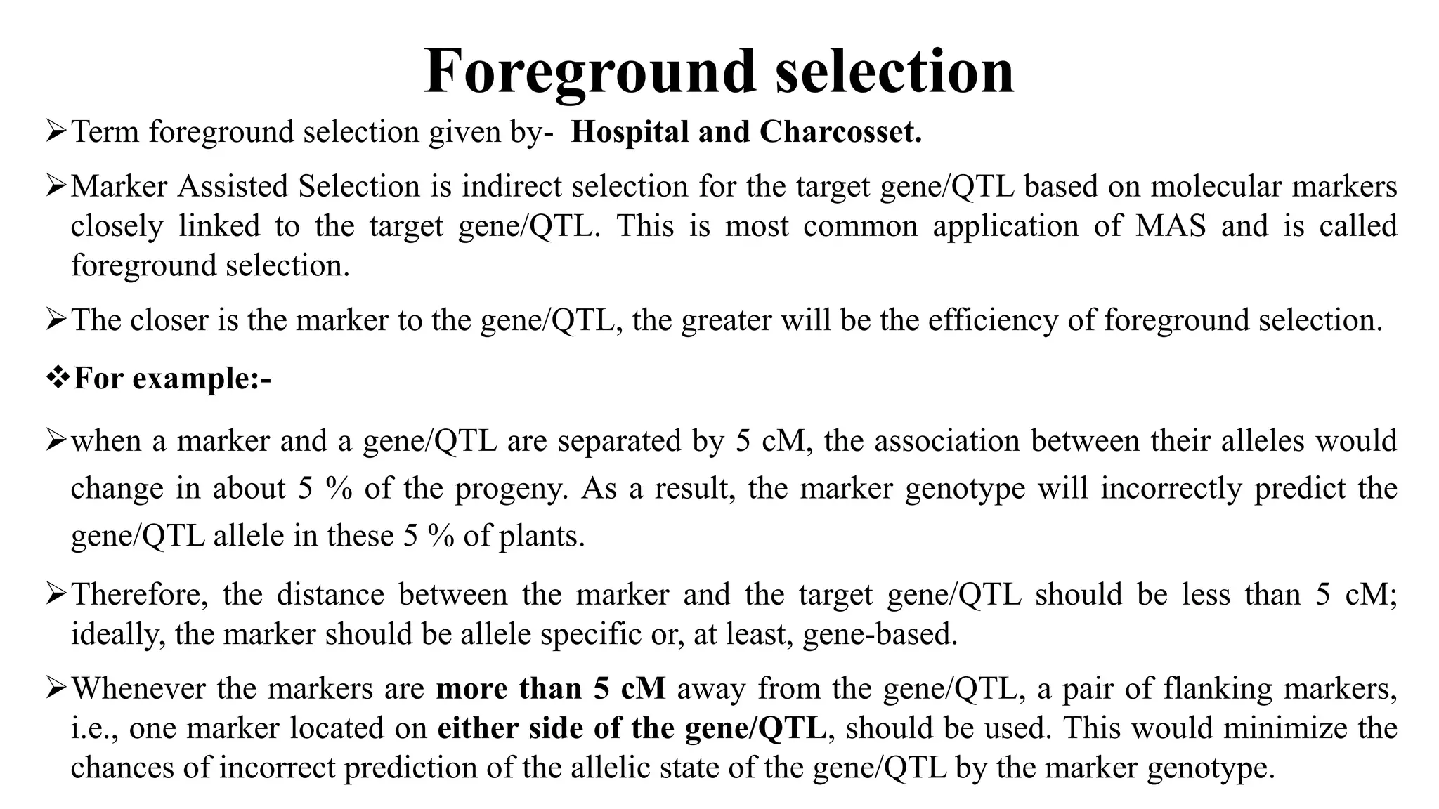 MARKER ASSISTED SELECTION | PPTX