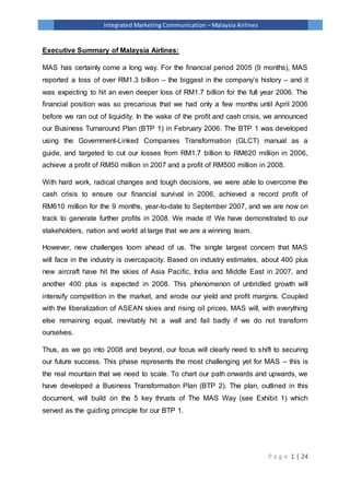 Mas imc study case assignment | DOCX