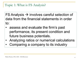 Mas2 analysis and interpretation of fs | PPT
