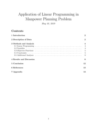 OperationsResearchReport_2019 | PDF