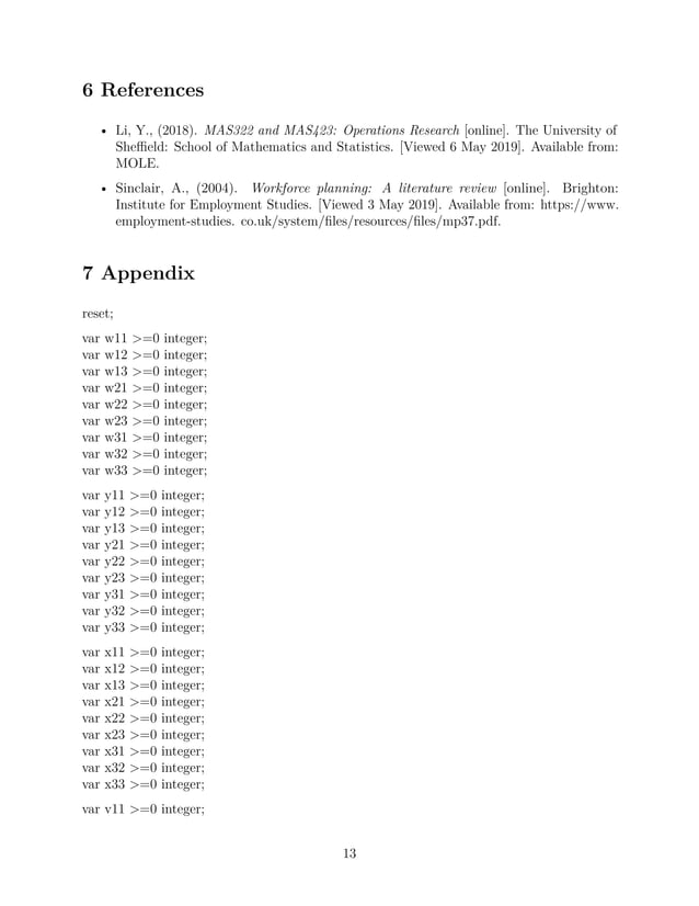 OperationsResearchReport_2019 | PDF