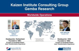 Masaaki Imai June 2011 KAIZEN Institute USA forum | PDF