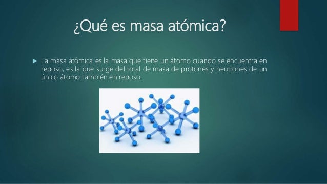 Masa atomica