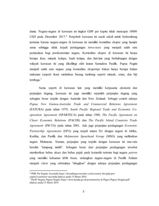 Masa Depan Regionalisme Pasifik Selatan | DOCX