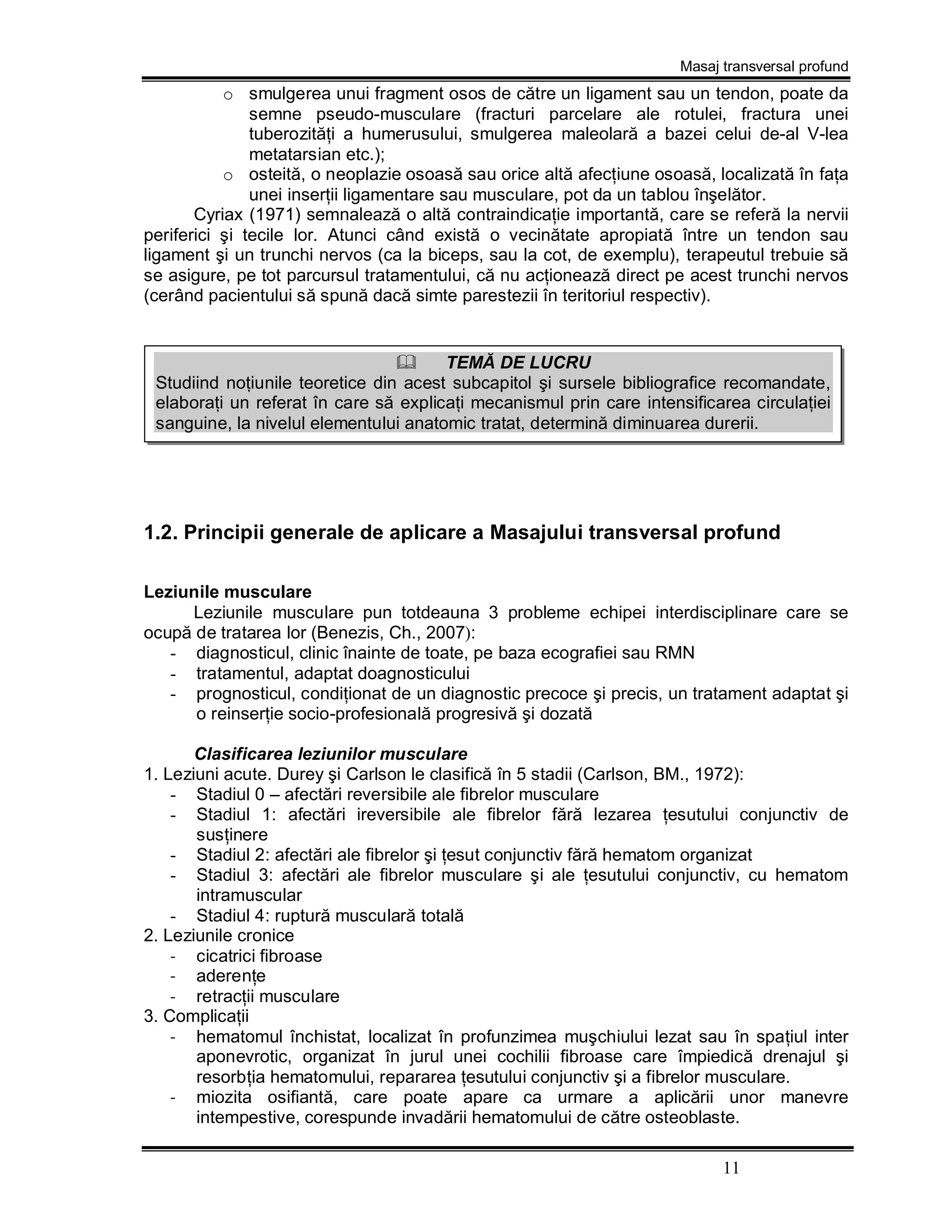 Masaj transversal-profund | PDF