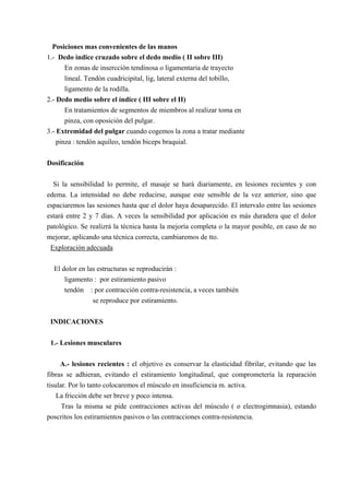 Masaje transverso profundo o cyriax | PDF