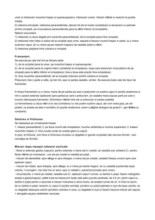 Masajul zonei cervicale | ODT