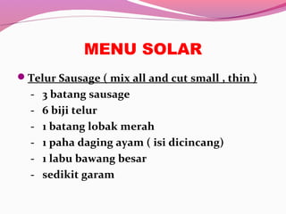 Masakan rimba | PPT