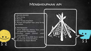 Nota Masakan Rimba perkhemahan unit beruniform | PPTX