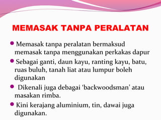 Masakan rimba solar | PPT