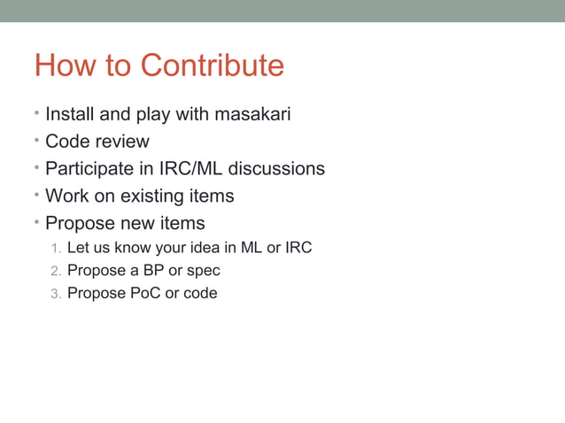 Masakari project onboarding | PPT | Cloud Computing | Internet