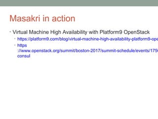 Masakari project onboarding | PPT