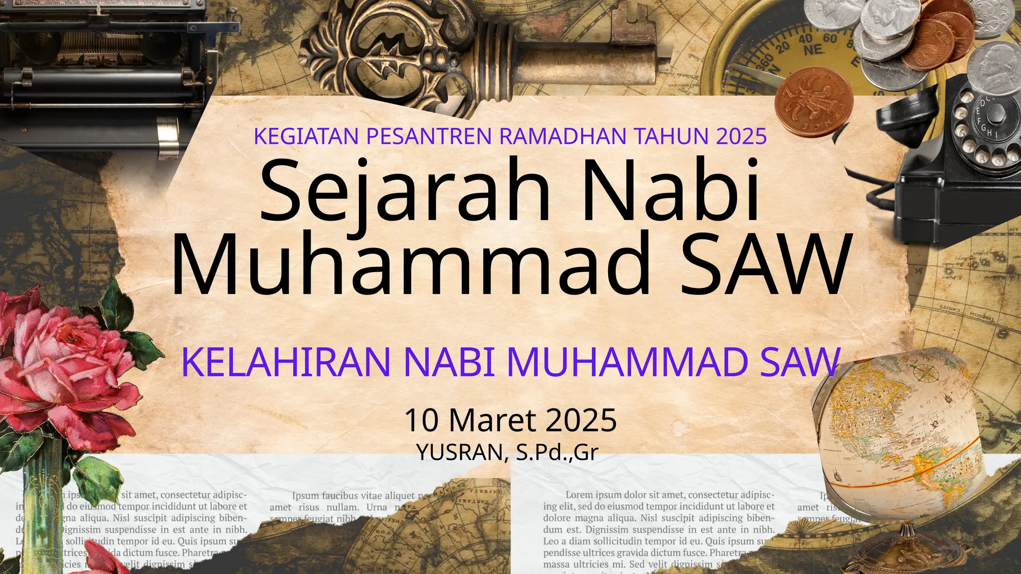 Sejarah singkat Masa Kecil Nabi Muhammad | PPTX