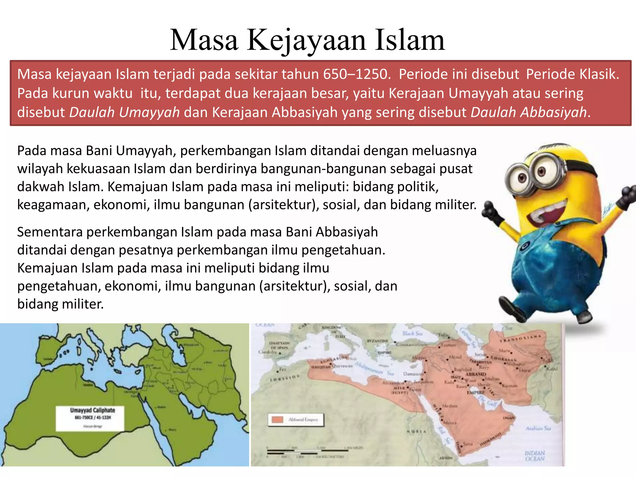 Masa kejayaan islam yang dinantikan kembali | PPTX