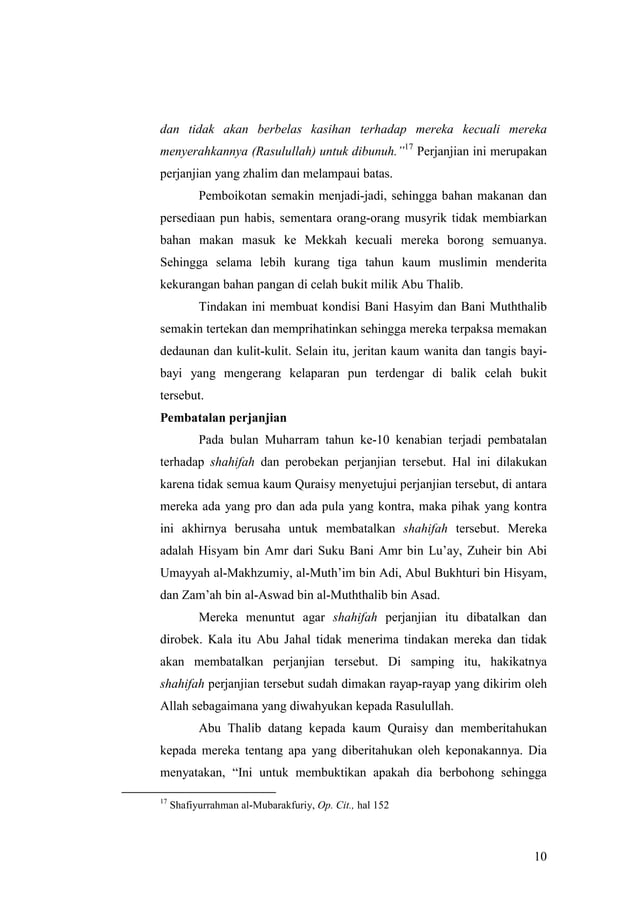 Sirah Nabawiyah: Masa kenabian dan kerasulan sampai hijrah | PDF