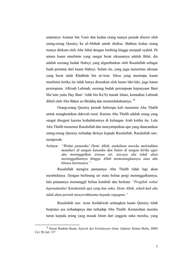 Sirah Nabawiyah: Masa kenabian dan kerasulan sampai hijrah | PDF