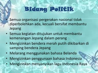 Masa Kependudukan Jepang di Indonesia | PPTX