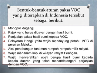 PRESENTASI MASA KOLONIAL EROPA BAGIAN DUA | PPT