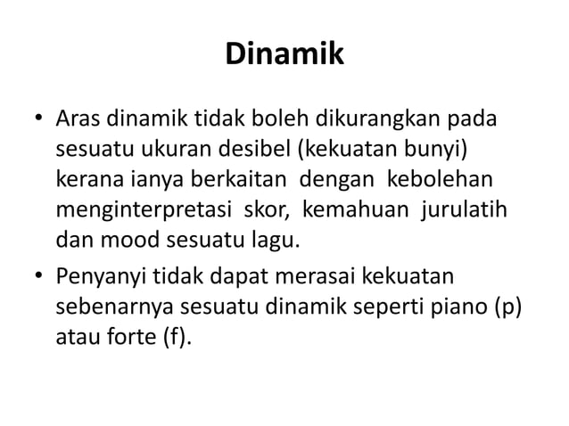 Masalah dinamik dan ekspresi | PPT