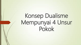 Masalah Dualisme Pembangunan | PPTX