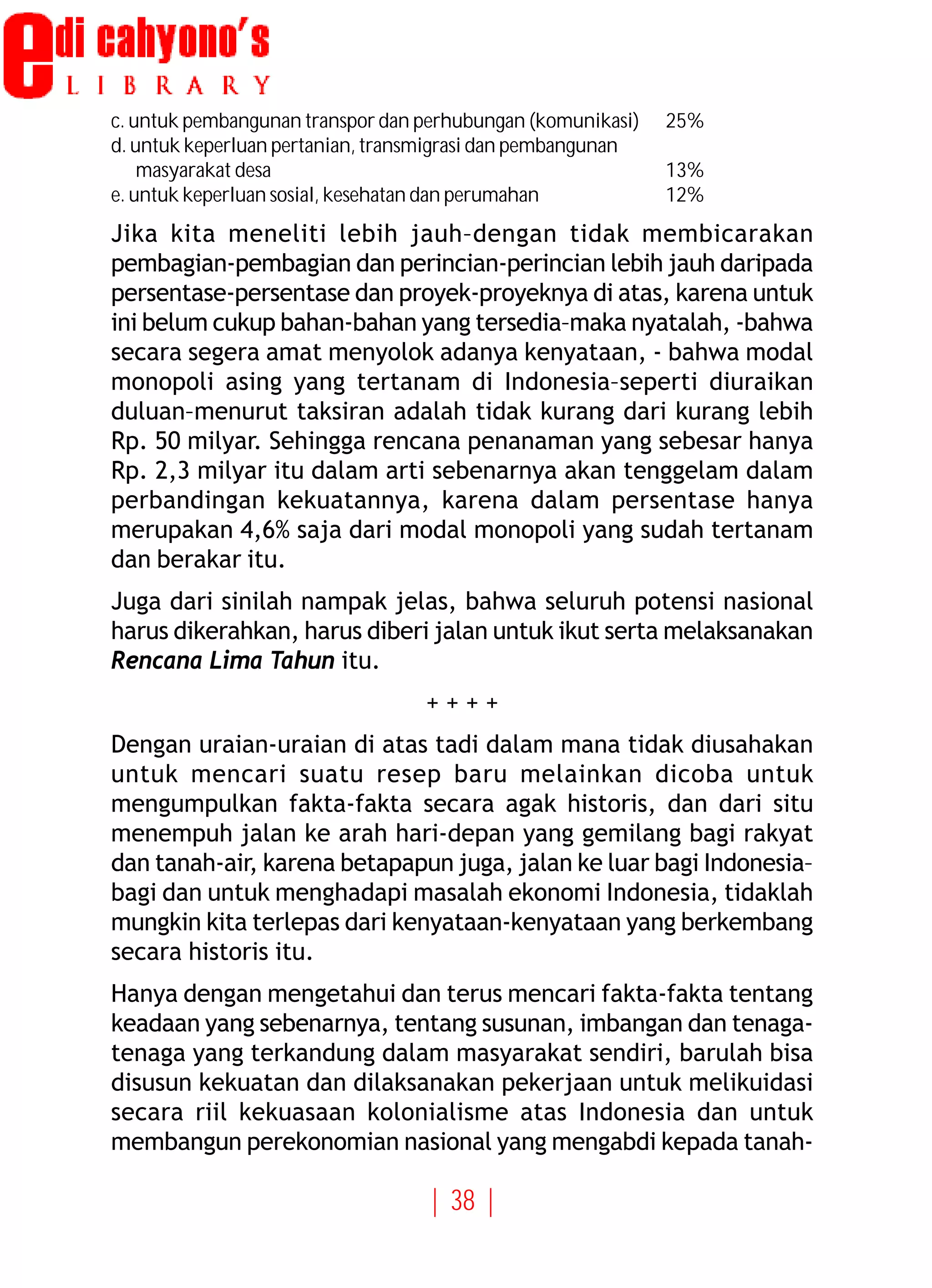 Masalah ekonomi - FISIP Undip | PDF