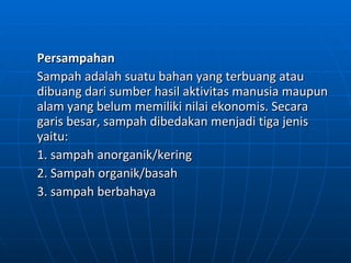 Masalah lingkungan hidup di indonesia | PPT