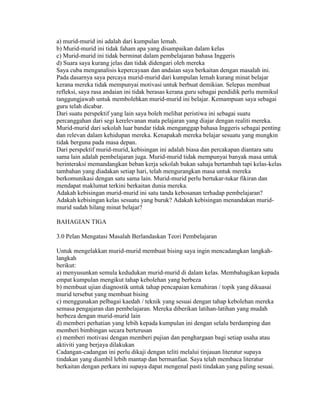 Masalah pelajar bising | DOCX