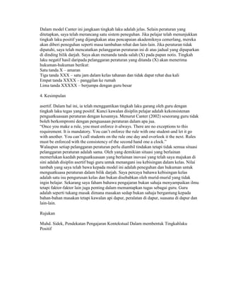 Masalah pelajar bising | DOCX