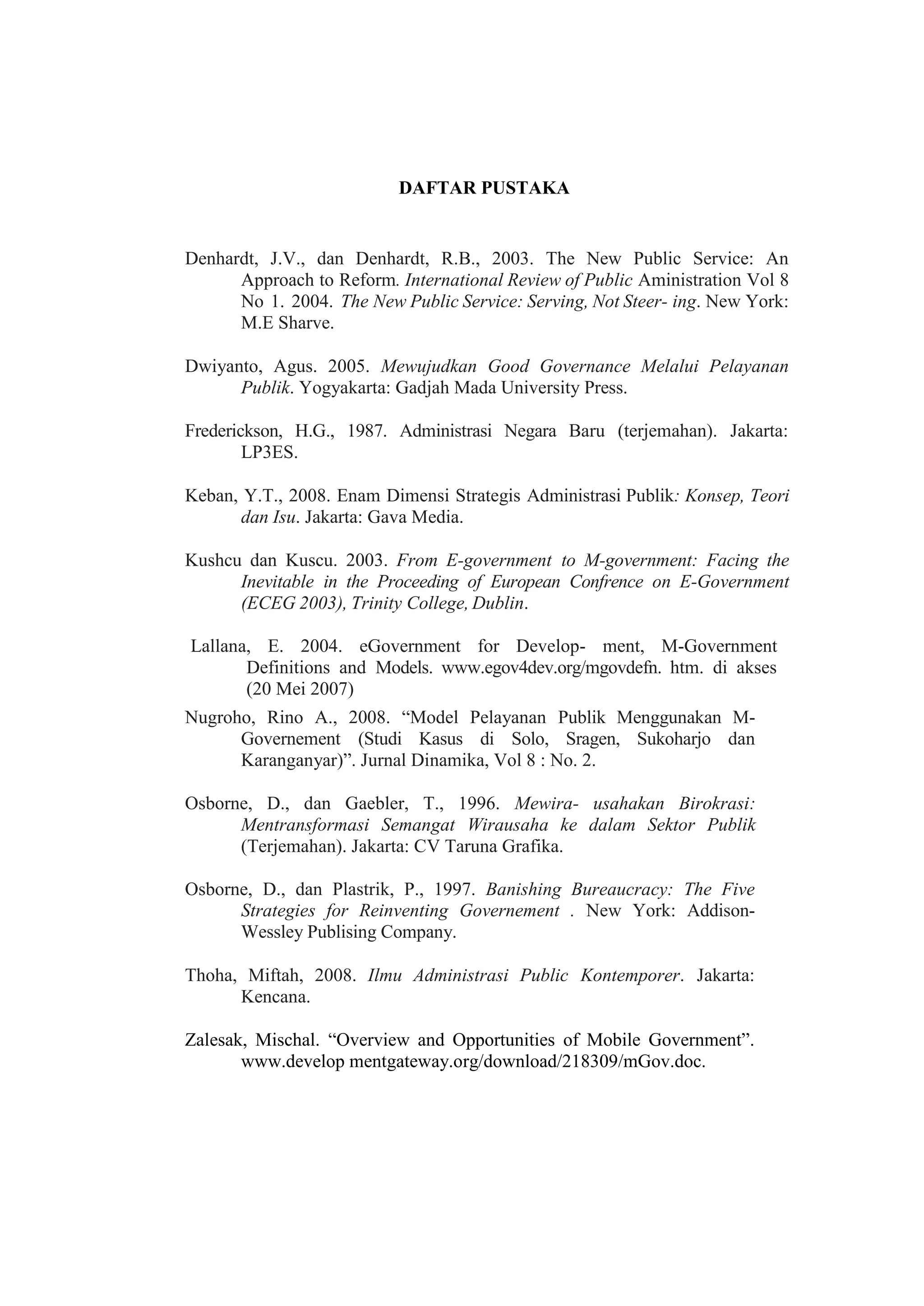 MASALAH PELAYANAN PUBLIK DI INDONESIA DALAM PERSPEKTIF ADMINISTRASI PUBLIK.doc