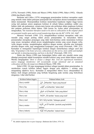 Masalah penerjemahan kolokasi | PDF