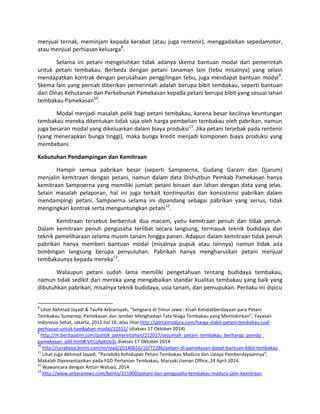 Masalah Petani Tembakau di Madura | PDF