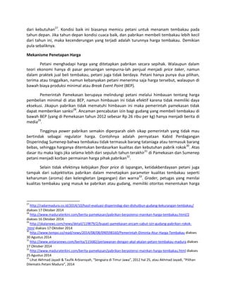 Masalah Petani Tembakau di Madura | PDF