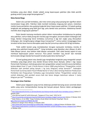 Masalah Petani Tembakau di Madura | PDF