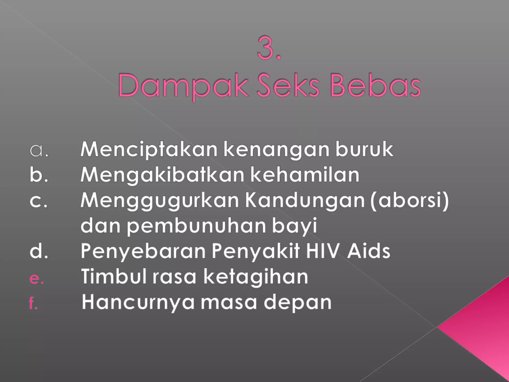 Masalah seks bebas | PPT