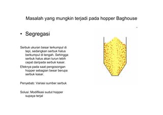 Masalah yang mungkin terjadi pada hopper baghouse | PDF