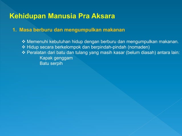 Masa pra aksara di indonesia | PPTX