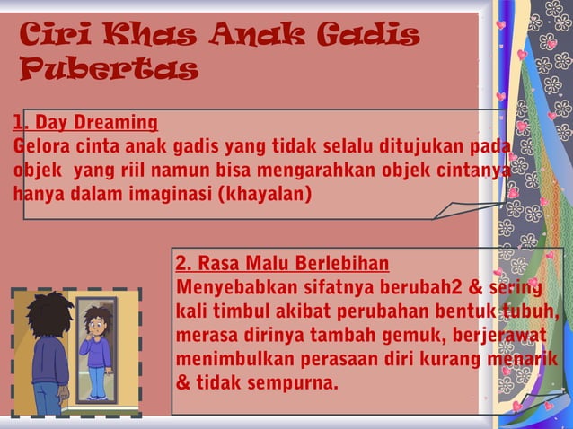 Masa puber, remaja dan gadis remaja | PPT