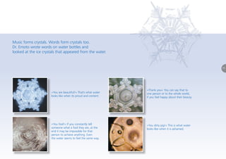 Masaru emoto -Messages from the water | PDF