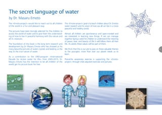 Masaru emoto -Messages from the water | PDF