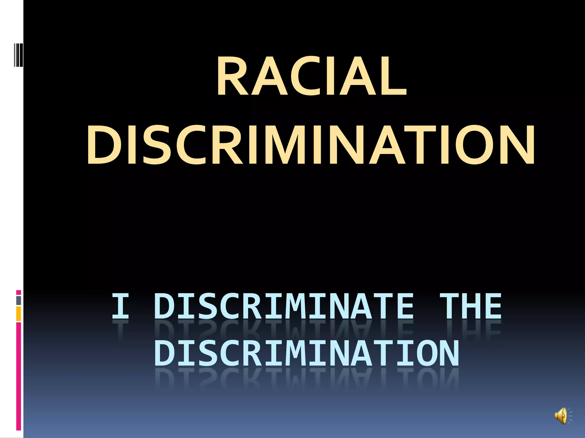 Masayuki chinen racial discrimination | PPT