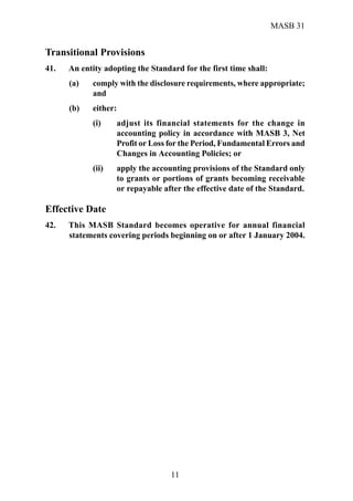 MASB31 government grants | PDF