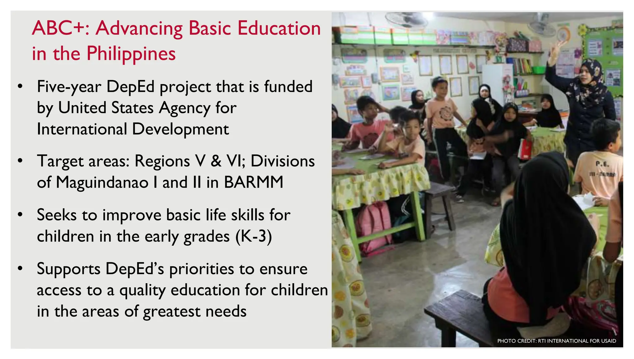 ABC+ Advancing Basic Education in Phil.* | PPTX | Daycare and Pre ...
