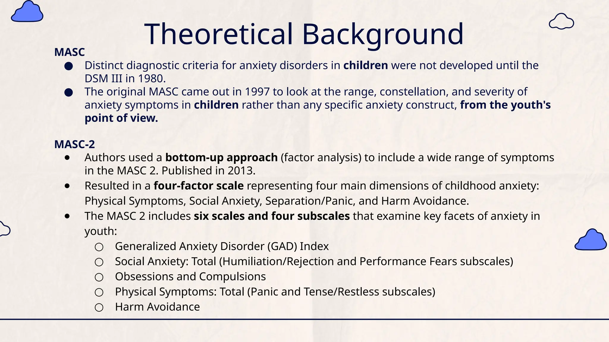 MASC-2 Psychological Assessment Presentation | PPTX