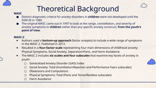 MASC-2 Psychological Assessment Presentation | PPTX