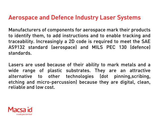 MACSA Laser: Industrial Lasers Solutions Company, Printers and Machines ...