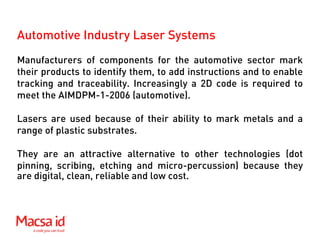 MACSA Laser: Industrial Lasers Solutions Company, Printers and Machines ...