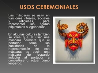 Mascaras En El Ecuador Y El Mundo | PPT