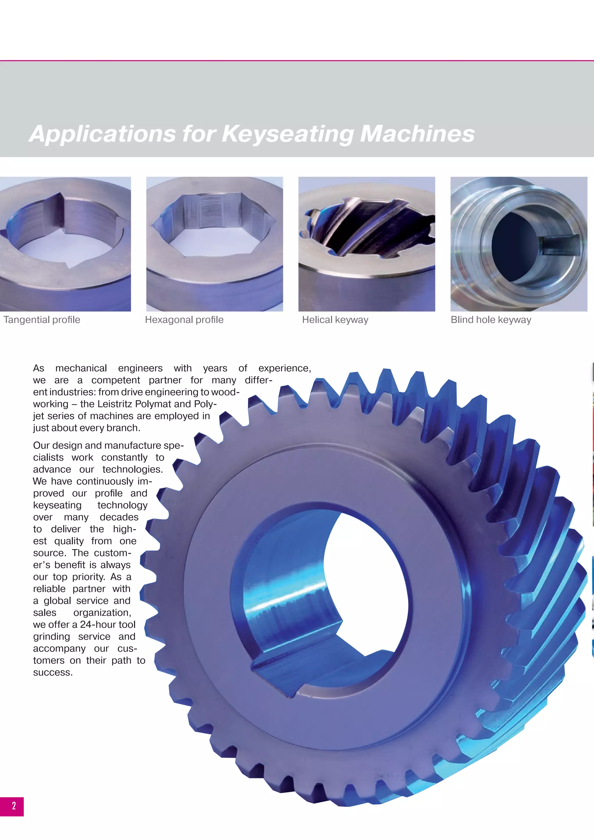 Leistritz Key Seating Machines | PDF