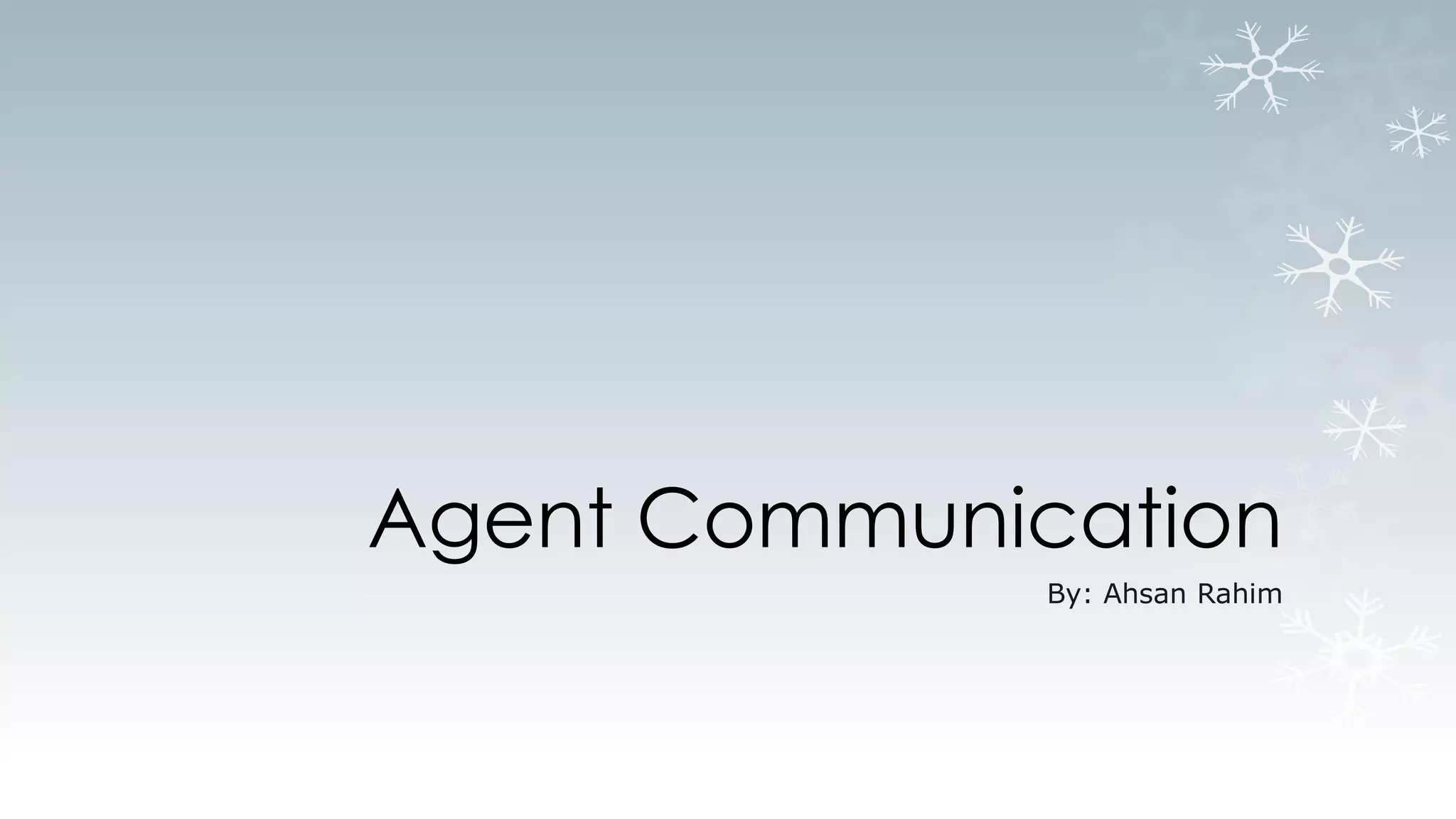 Multiagent System Communication Pdf