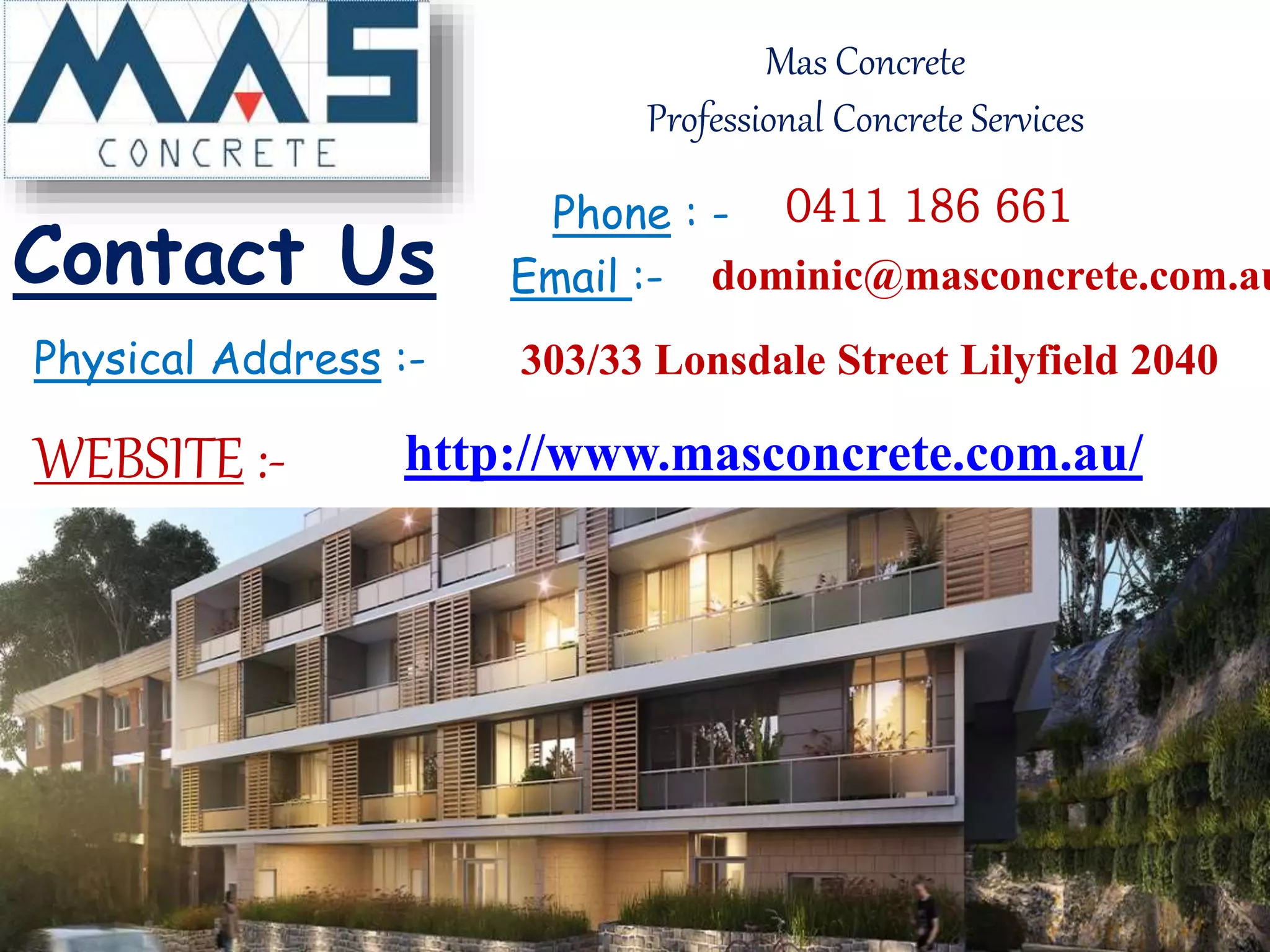 MAS Concrete | PPTX
